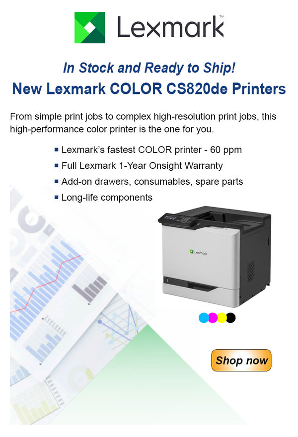 Lake Erie Systems provides Lexmark Dell HP OKI Dascom printers.